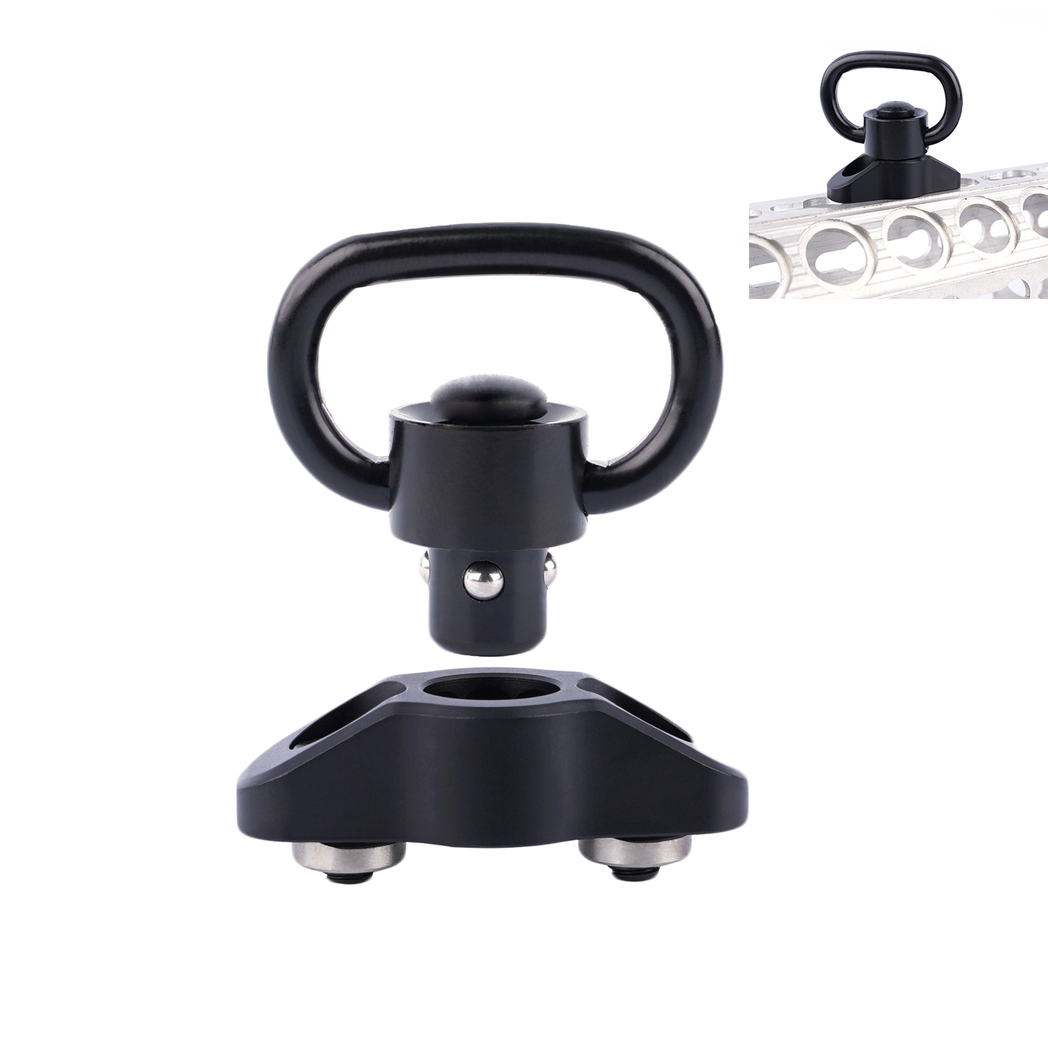 Keymod QD Sling Mount Sling Swivel Quick Detach Push Button Sling ... Keymod QD Sling Mount Sling Swivel Quick Detach Push Button Sling ...