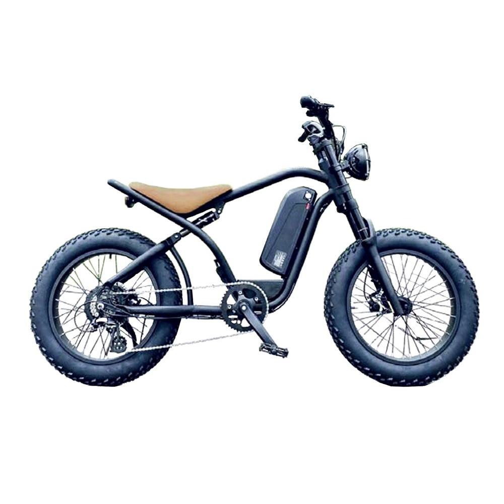26'' vintage classical stealth bomber fat tire harley electric bicycle