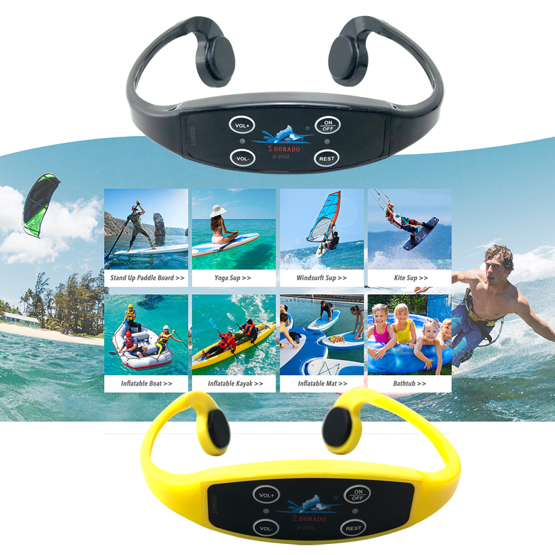 Bone Conduction Headphone 10 H906A 7 Channels Open Water Training H900A FM Transmitter for Coach Guidance