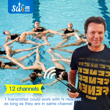 Swimming Pool Training System Swimtalk FM Transmitter 200 Meters ...