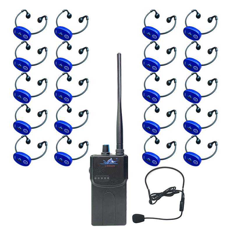Swim Coaching System 1 Coach FM Radio Transmitter Walkie Talkie H900 ...