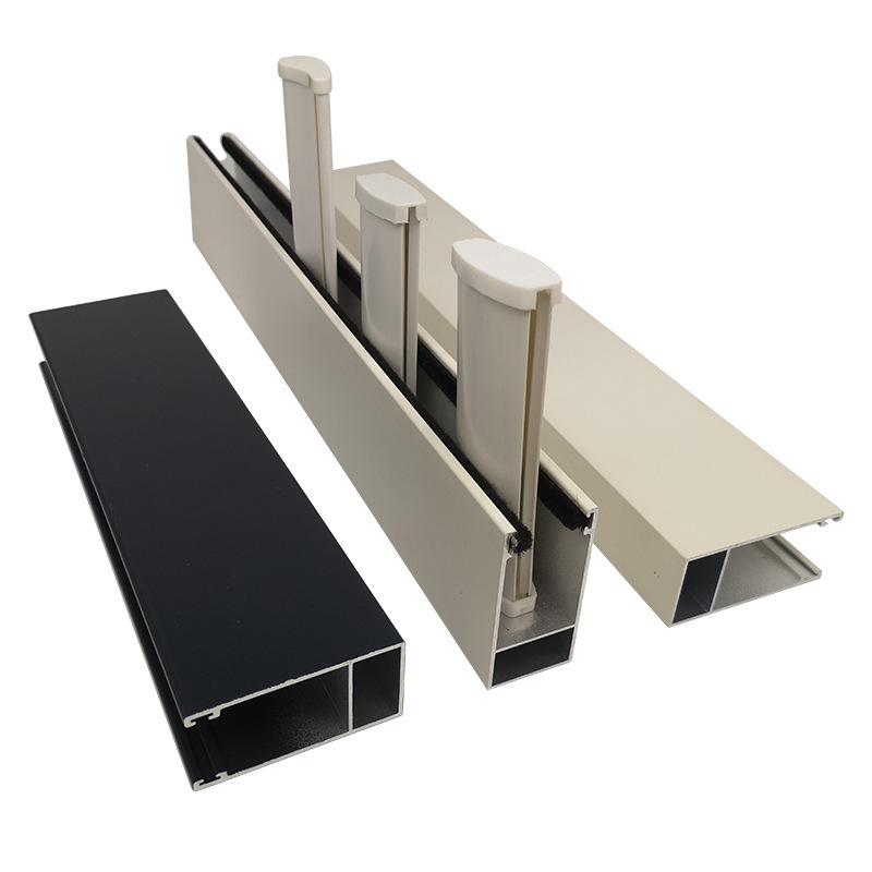 Aluminum Side Rail Track For Blackout Roller Blinds Customize Length