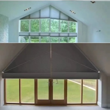 Irregular Honeycomb Blinds Moveable Triangle Cellular Shades For ...