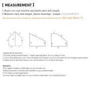 Irregular Trapezoid or Triangle Vertical Blinds and Shades for Window ...