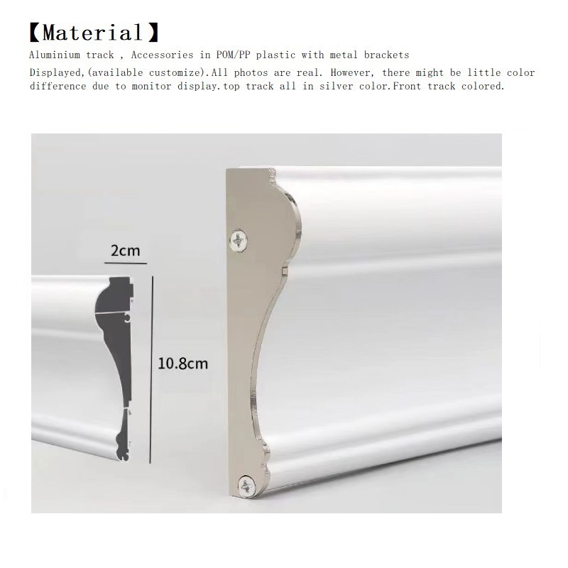 KARLLEO Curtain decorative panels,Window track panel,Curtain Pelmet Box ...