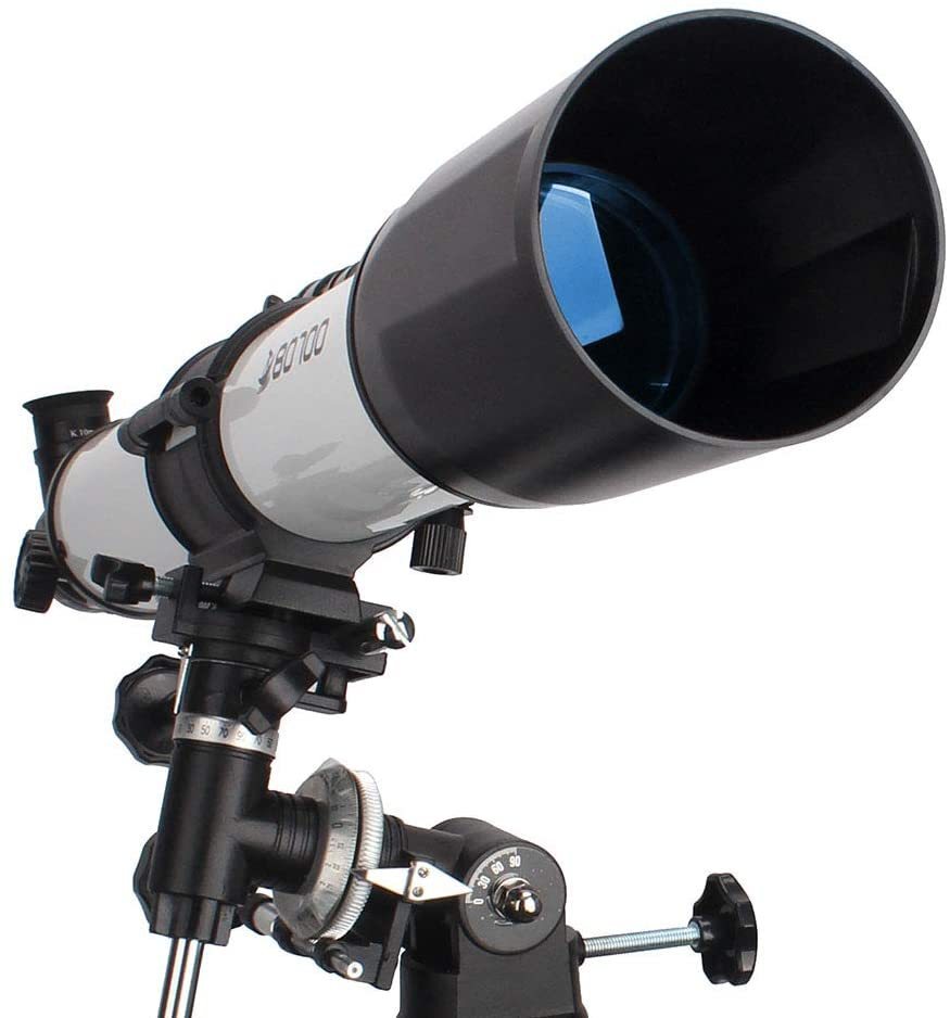 Telescope 80EQ Refractor Scope - 80mm Aperture and 700mm Focal Length ...