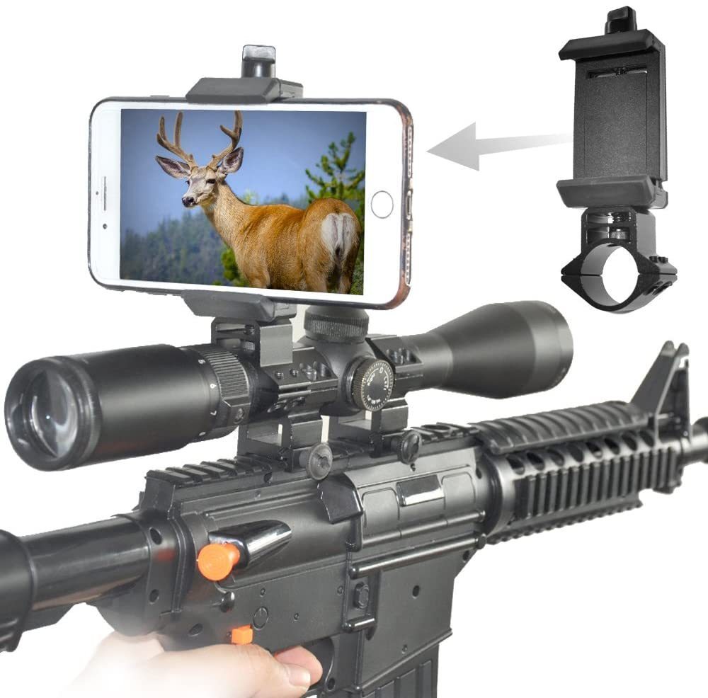 SOLOMARK Gun Adapter for Camera Screw (1/4-Inch) - Camera Gun Mount ...