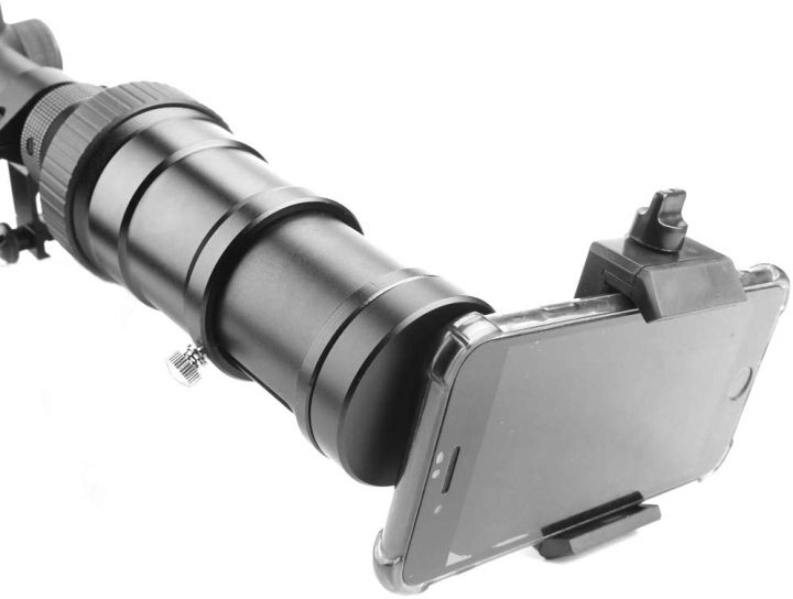 SOLOMARK Rifle Scope Smartphone Adapter, Quick Telescopic Focus ...