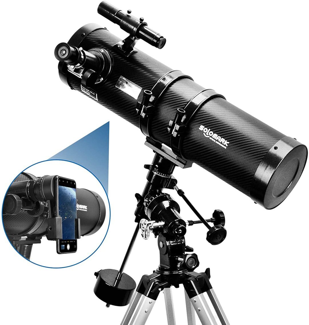 Telescope, Polaris 130EQ Newtonian Professional Astronomical Reflector Telescope Comes with ...