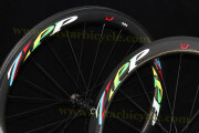 ZIPP 404 50mm dimple carbon wheelset 700c road bike Powerway R36 hubs ...