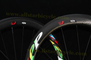 ZIPP 404 50mm dimple carbon wheelset 700c road bike Powerway R36 hubs ...