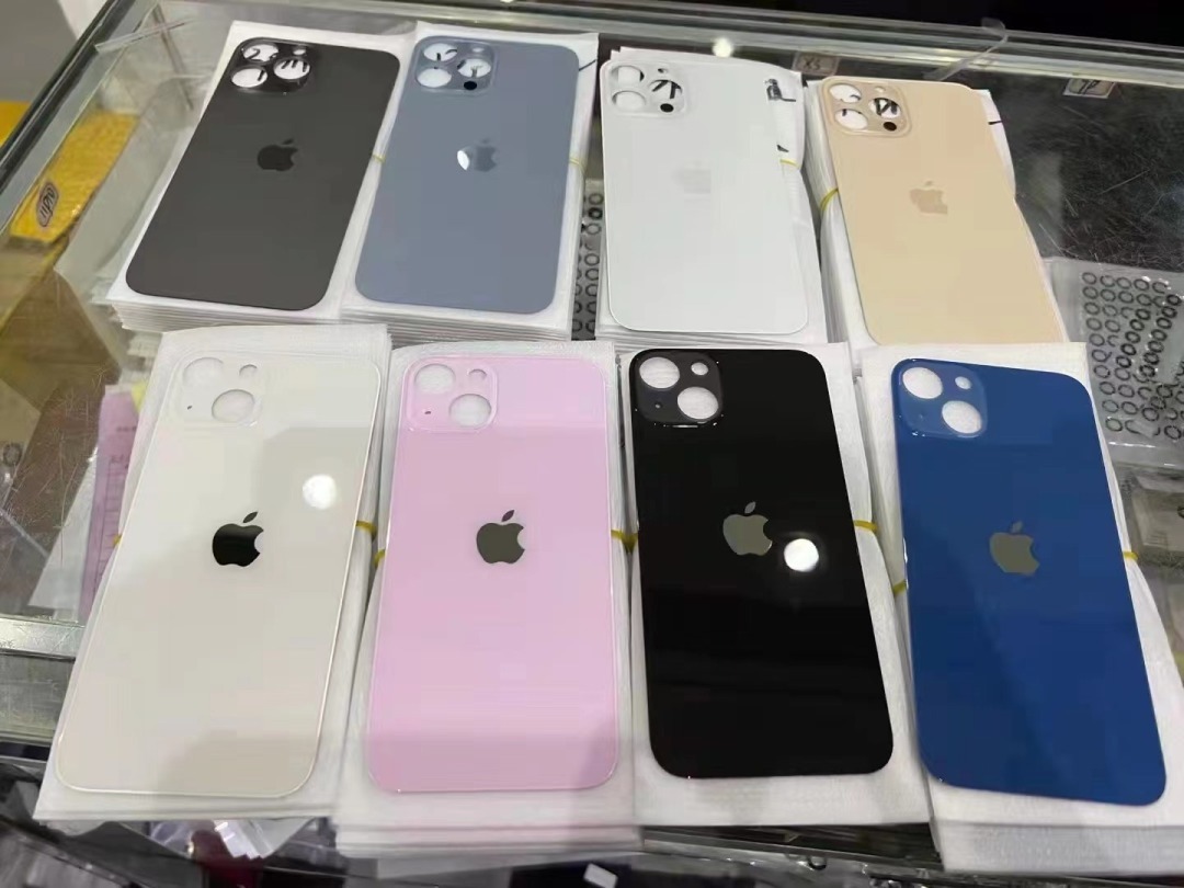 iPhone16 Wide Hole iPhone Back Glass Rear Cover With Apple Logo