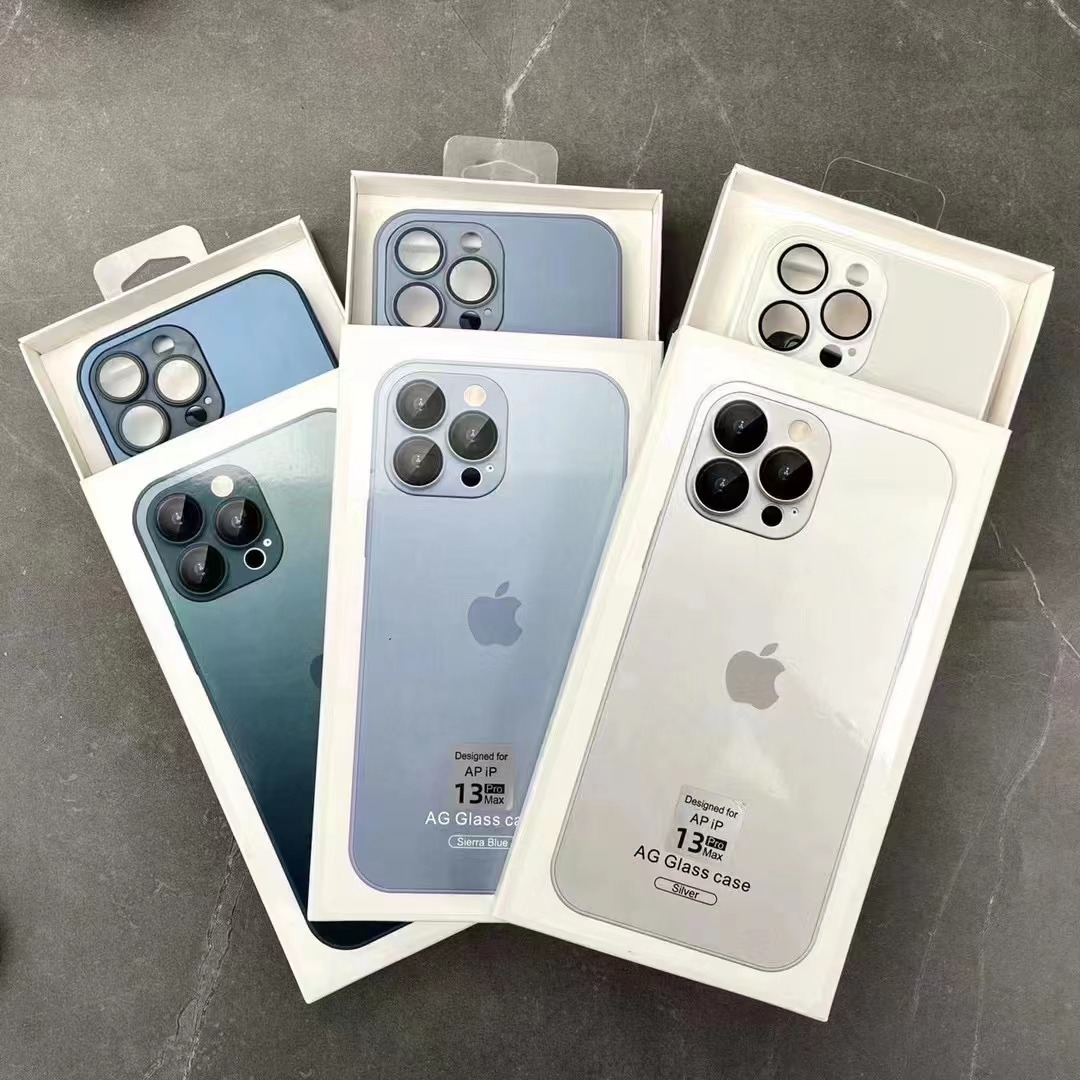 MagSafe Original AG Matte Back Glass With Camera Protector With Apple Logo