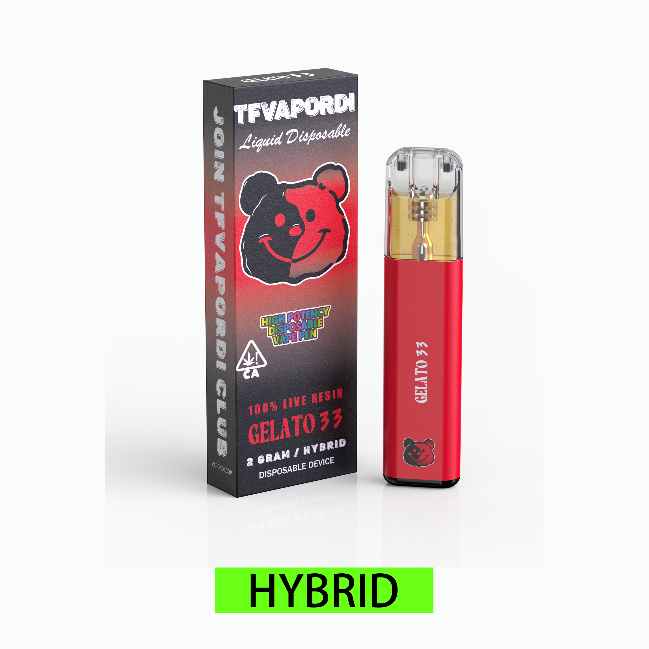 GELATO#33 2000MG VAPORDI PEN