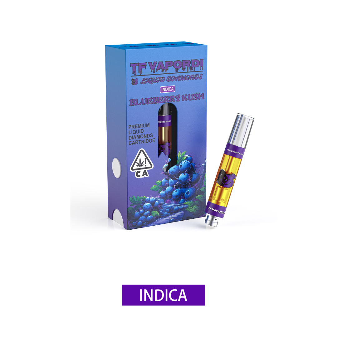 TFVAPORDI BLUEBERRY KUSH Liquid Diamond 1000mg Cartridge