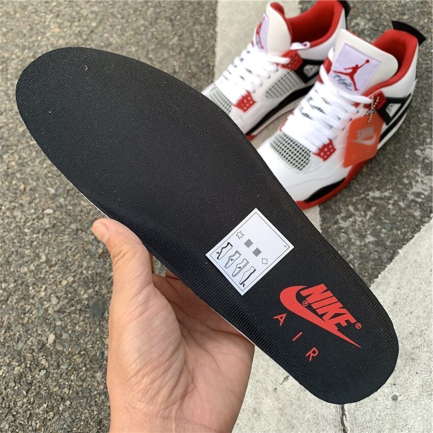 Air Jordan 4 OG“ Fire Red” J4 white red 2020 retro DC7770-160 online ...