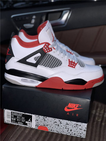 Air Jordan 4 OG“ Fire Red” J4 white red 2020 retro DC7770-160 online ...