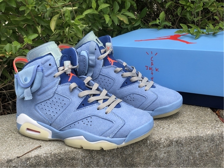 Travis Scott x Air Jordan 6 university blue DH0690-400 online, best ...
