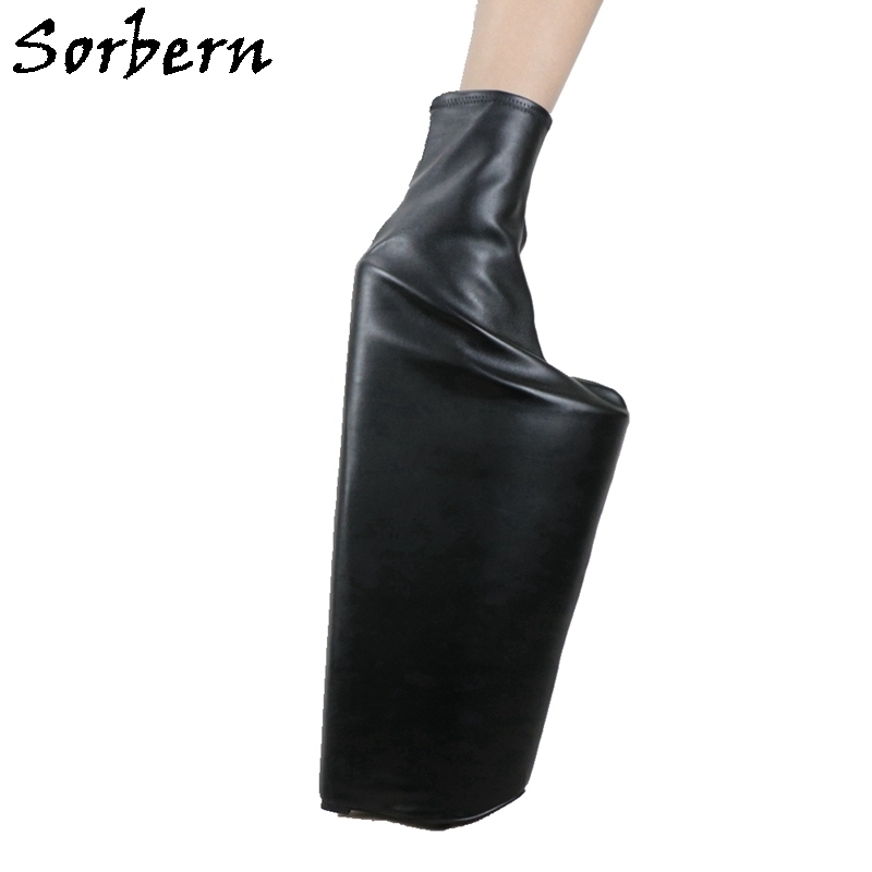 Sorbern White 50Cm Thin High Heel Pump Real Leather Shoes