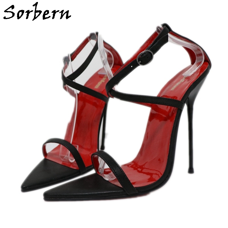 Sorbern Cow Leather Shiny Women Pump Shoe High Heel 11Cm ...