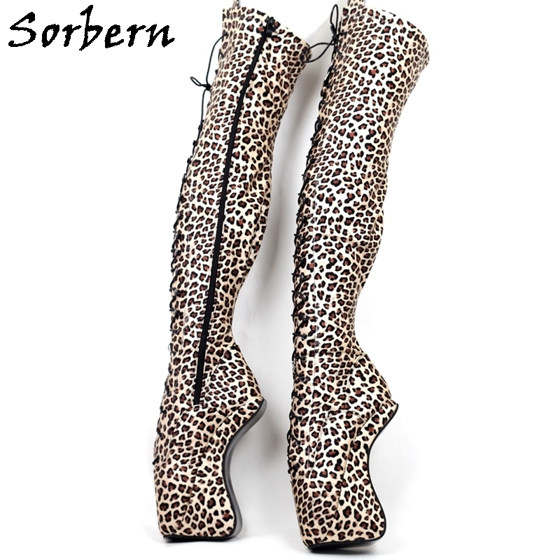 Sorbern Crotch High Ballet Heels | 21cm Metal Stilettos