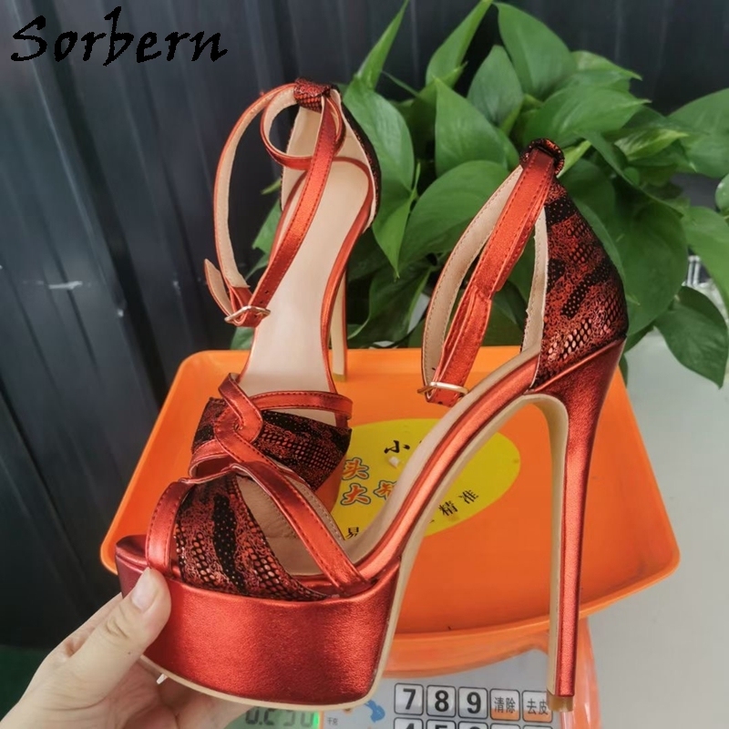 Sorbern Custom Body Suit Boots Unisex Crotch Thigh High Platform High ...