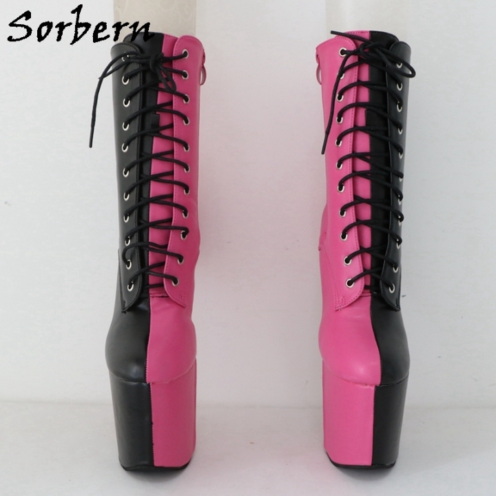 Sorbern Heelless Heel Shoes Boots
