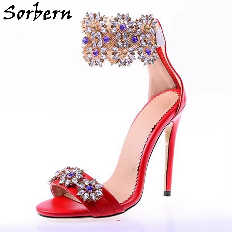 Sorbern Black Matt 40Cm High Heel Mid Thigh High Boots Women Platform ...