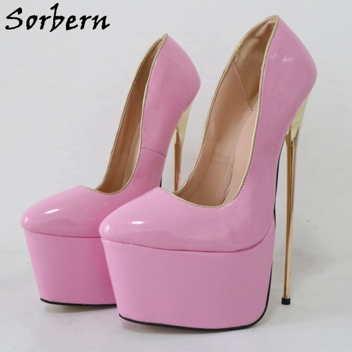 Sorbern 22CM Metal Heels Shoes Boots