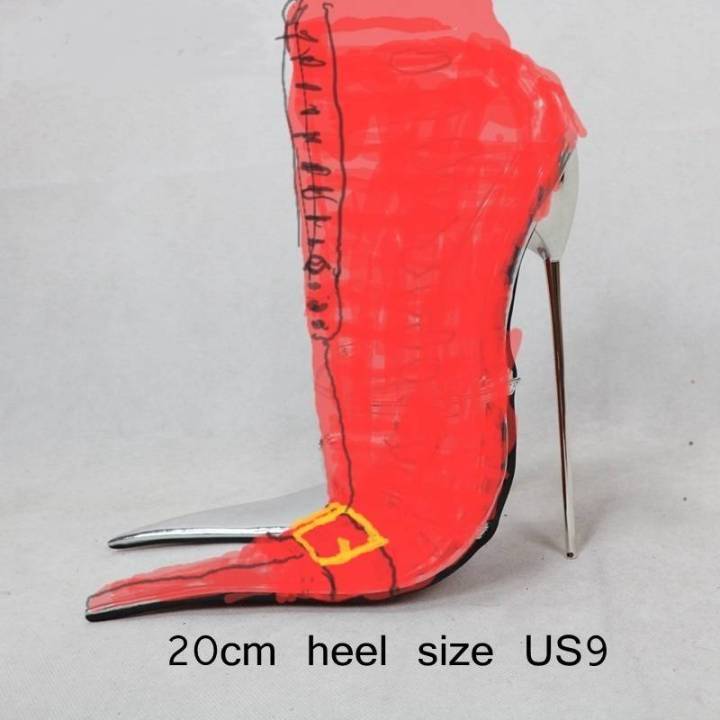 Sorbern 35Cm Extreme High Heel Slippers Women Summer Style Shoes Slip ...