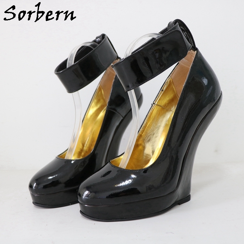 Sorbern Matte 20cm High Heels Boots Women Fetish Hoof Boots No Heel ...