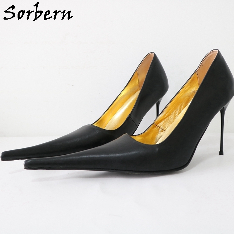 Sorbern Sexy Transparent Pvc Slingback Women Pump Shoes Pointed Toe ...