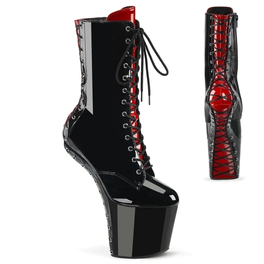 Sorbern Matte 20cm High Heels Boots Women Fetish Hoof Boots No Heel ...