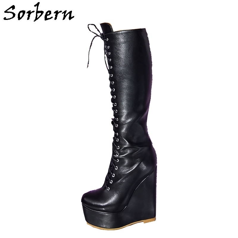 Sorbern 20cm Thigh High Boots | 10cm Platform | Custom Fit