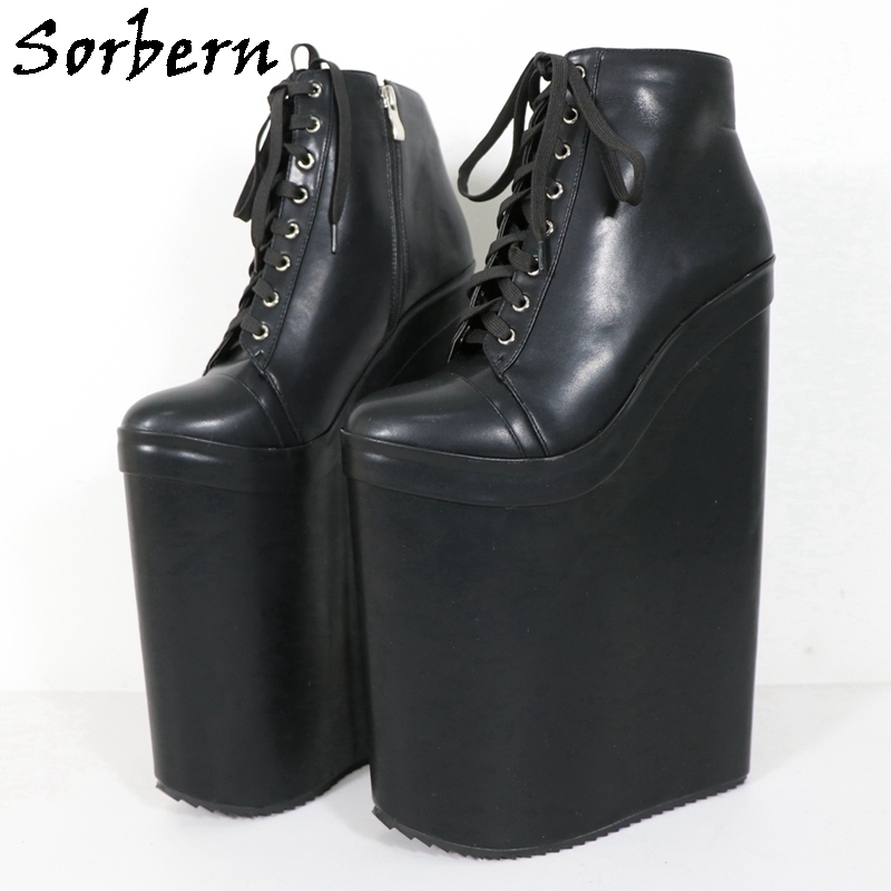 Sorbern 30cm Metal Heels Women Pumps Shoes Drag Queen Invisible ...