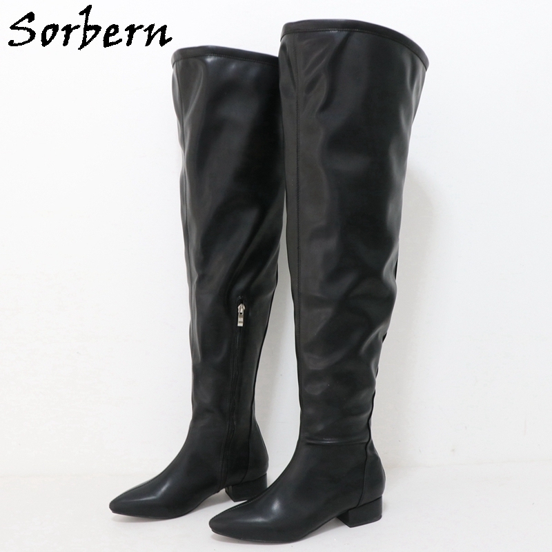 Sorbern Vintage Sequins Glitter Drag Queen Platform Boots Women Unisex ...