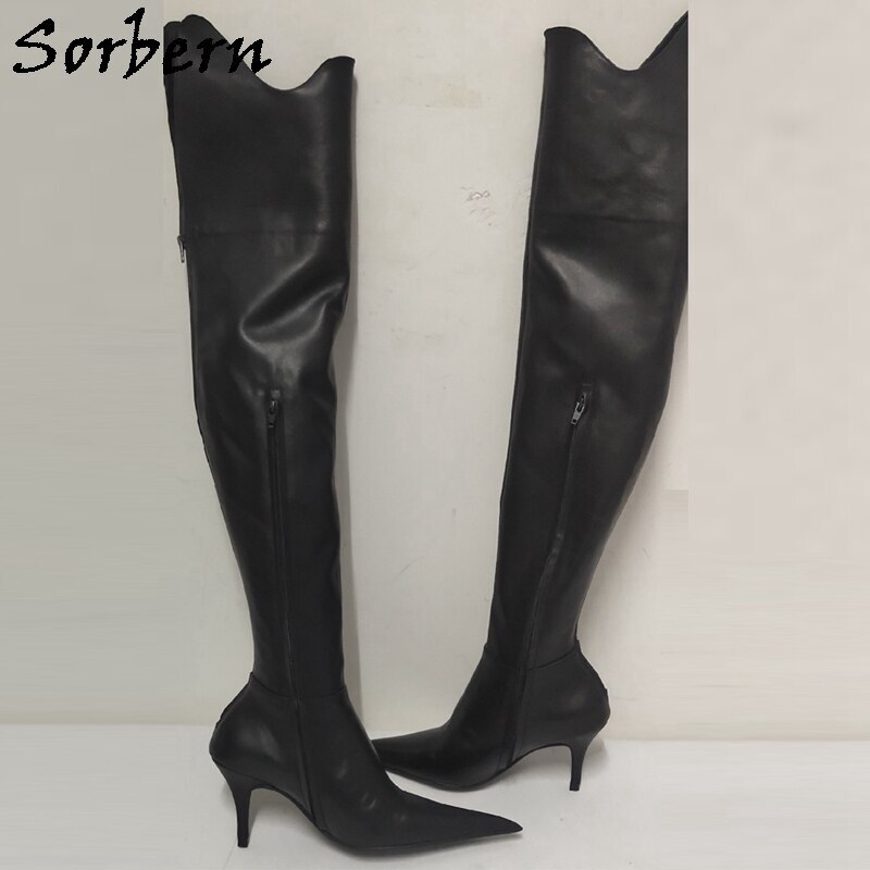 Sorbern Vintage Sequins Glitter Drag Queen Platform Boots Women Unisex ...