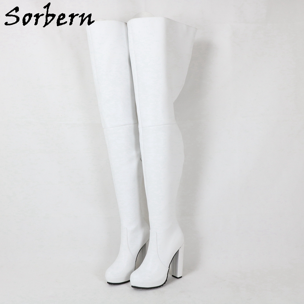 Black Rivet 22cm Mules – Block Heel Crossdresser Shoes | Sorbern Custom