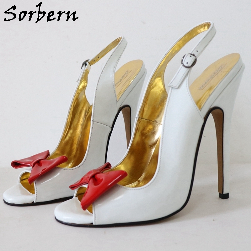 Sorbern Black Metal Wedge High Heel Sandals Ankle Strap Stilettos Bedroom ActivitiesSorbern#174 ...