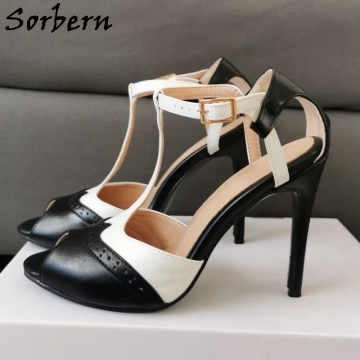 Sorbern 40Cm Block High Heel Sandals Thick Platform Summer Shoes Diy ...