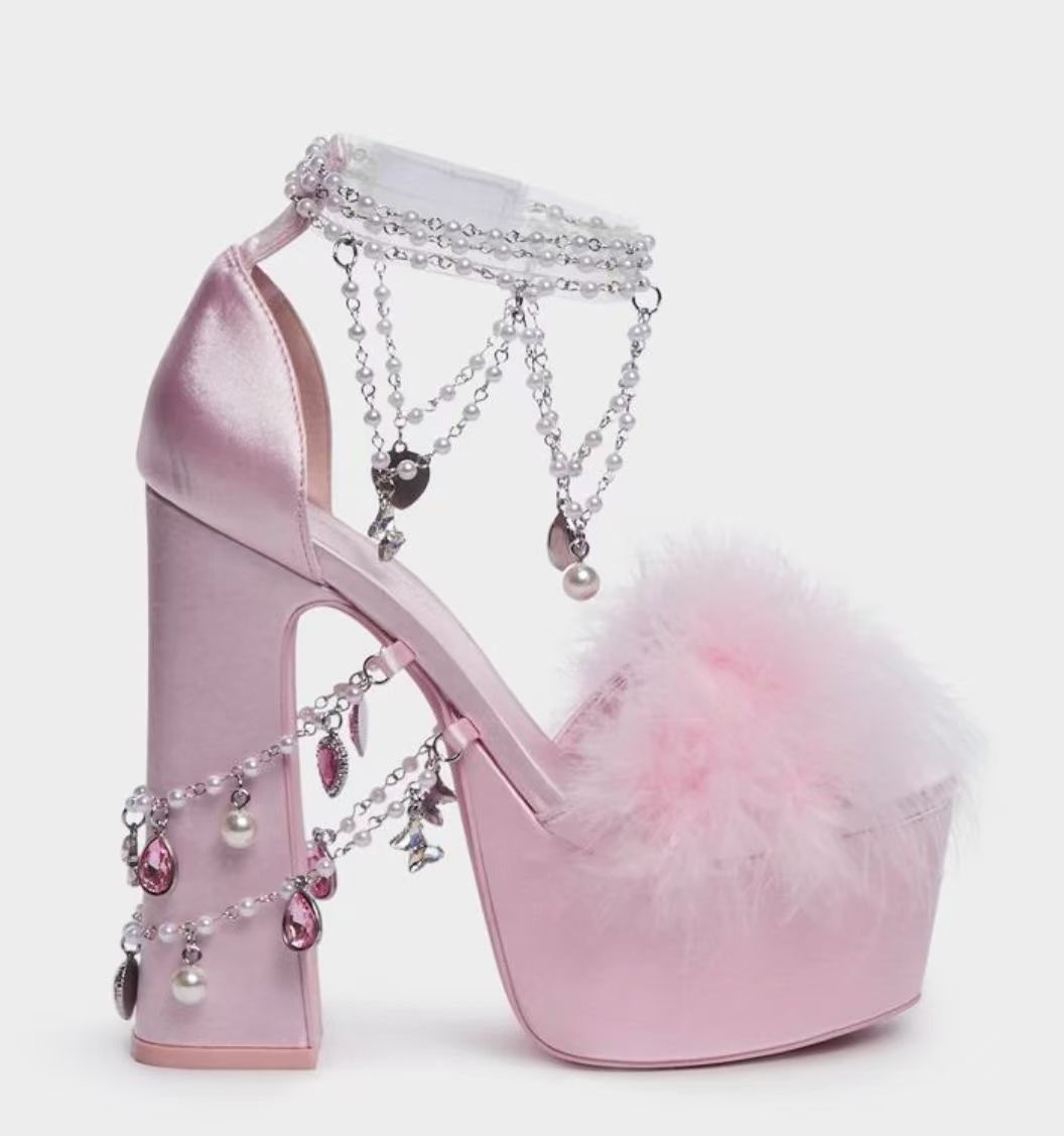 Sorbern 40Cm Block High Heel Sandals Thick Platform Summer Shoes Diy ...