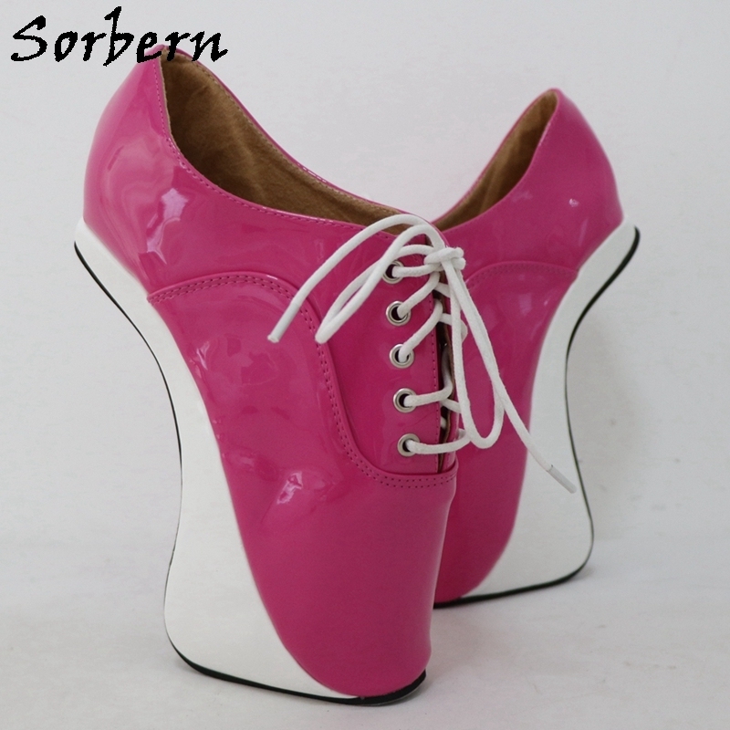 Sorbern Black Matte Heelless Ankle Boots – Horse Heel Drag Queen Booties