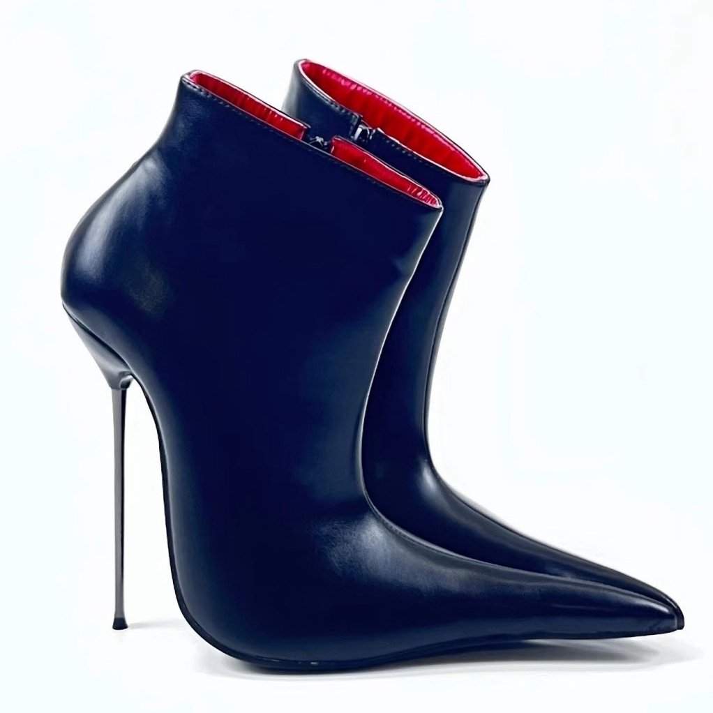 Sorbern 20Cm Ballet High Heel Ankle Boots Women Block Heeled Platform ...