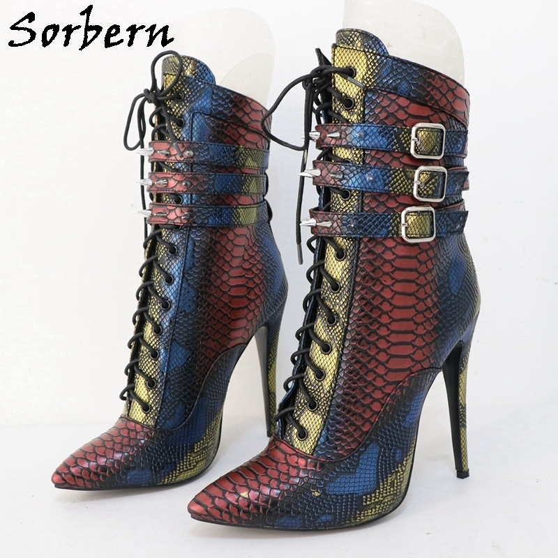 Sorbern Custom Knee High Boots Women Lockable Zipper Winter Unisex ...
