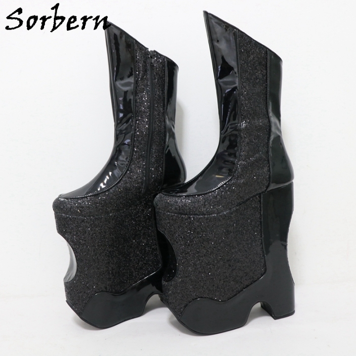 Sorbern Italy Pointy Toes Women Boots Mid Thigh High Sexy Female Boot ...