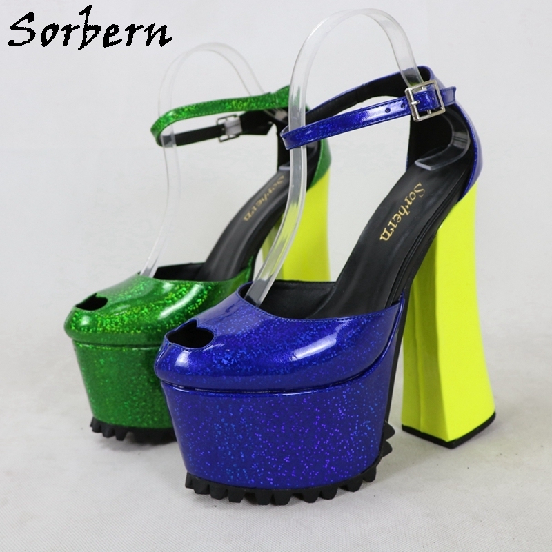 Sorbern Custom-wide Fit Women Shoes Over The Knee Boots High Heels