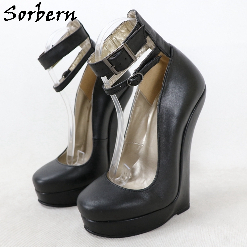 Sorbern 12Cm High Heel Stilettos Women Pump Pointed Toe Lace Up Pointed ...