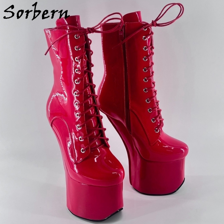 Sorbern Heelless Heel Shoes Boots