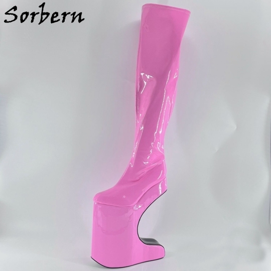 Sorbern Artful High Heeled Shoes Ballet Pump Ribbon Lace Up Mary Janes ...