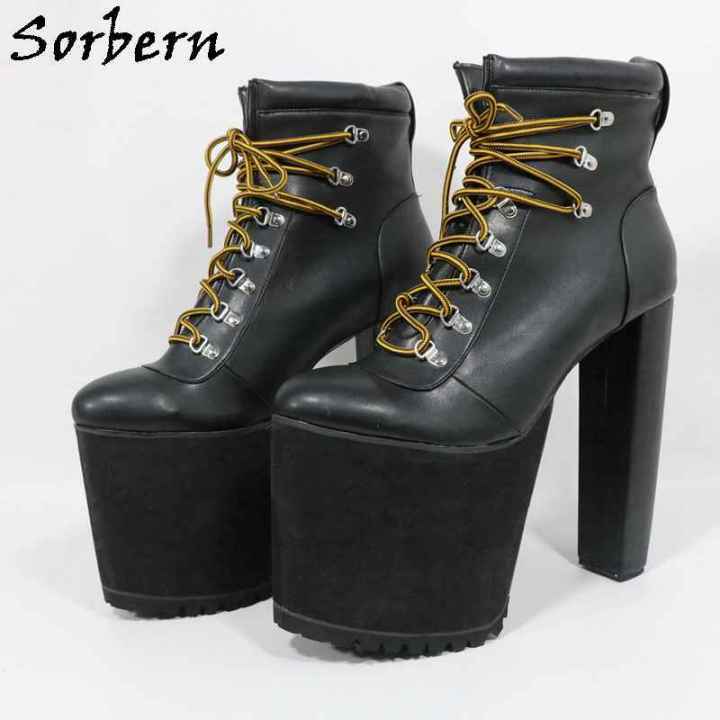 Sorbern Fashion Open Toe Patent Slippers Summer Style Shoes 8 Inch High ...